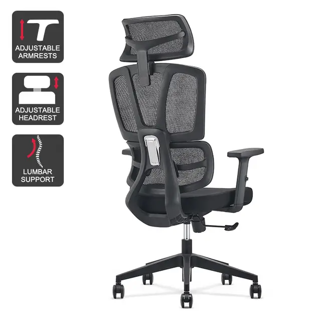 Estalla Mash Black Executive Chair