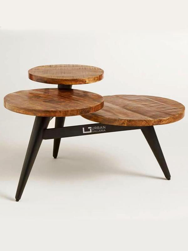 Trivia Round Coffee Table – Urban Galleria